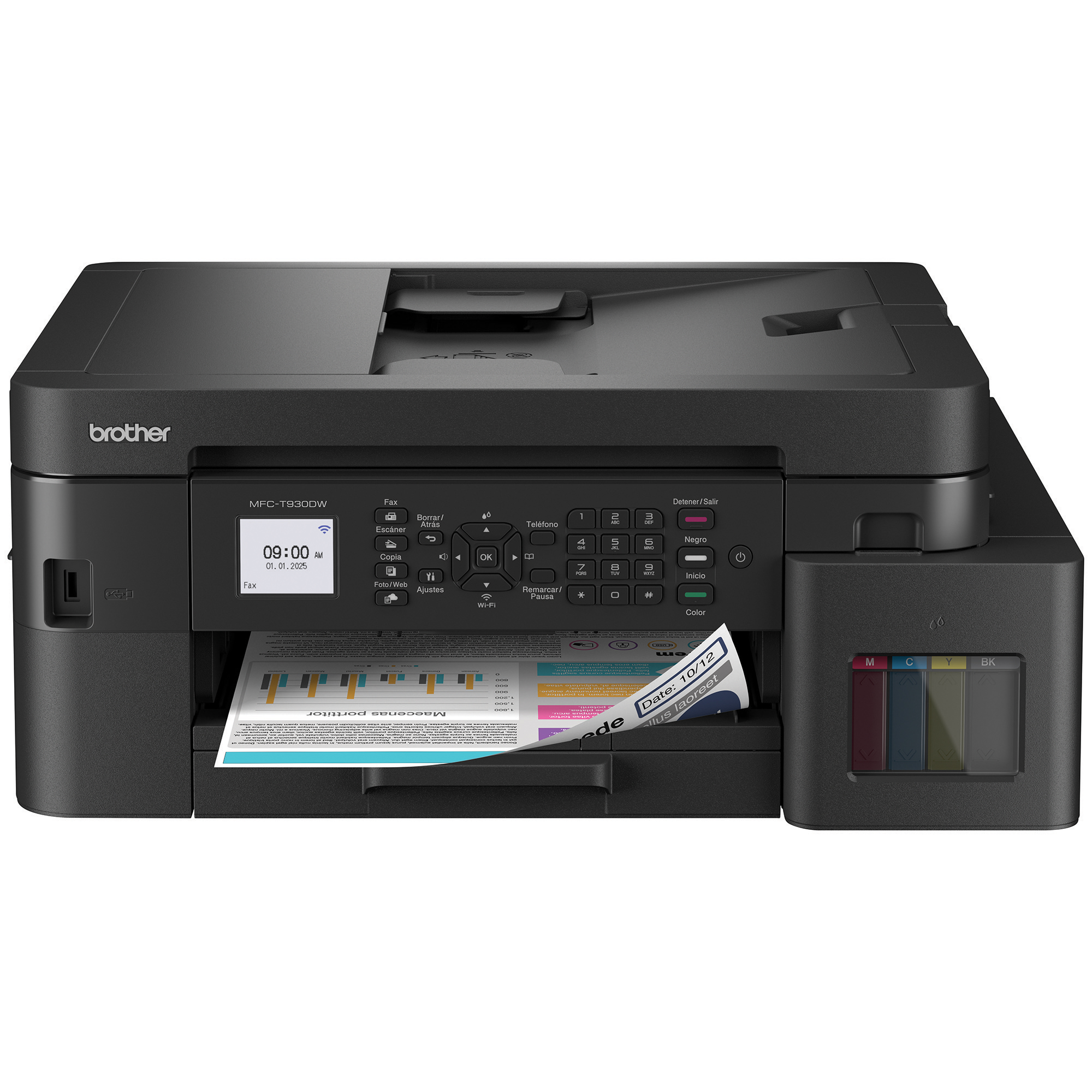 MFCT930DW | Impresora multifuncional de inyección de tinta a color MFC-T930DW de la serie ...